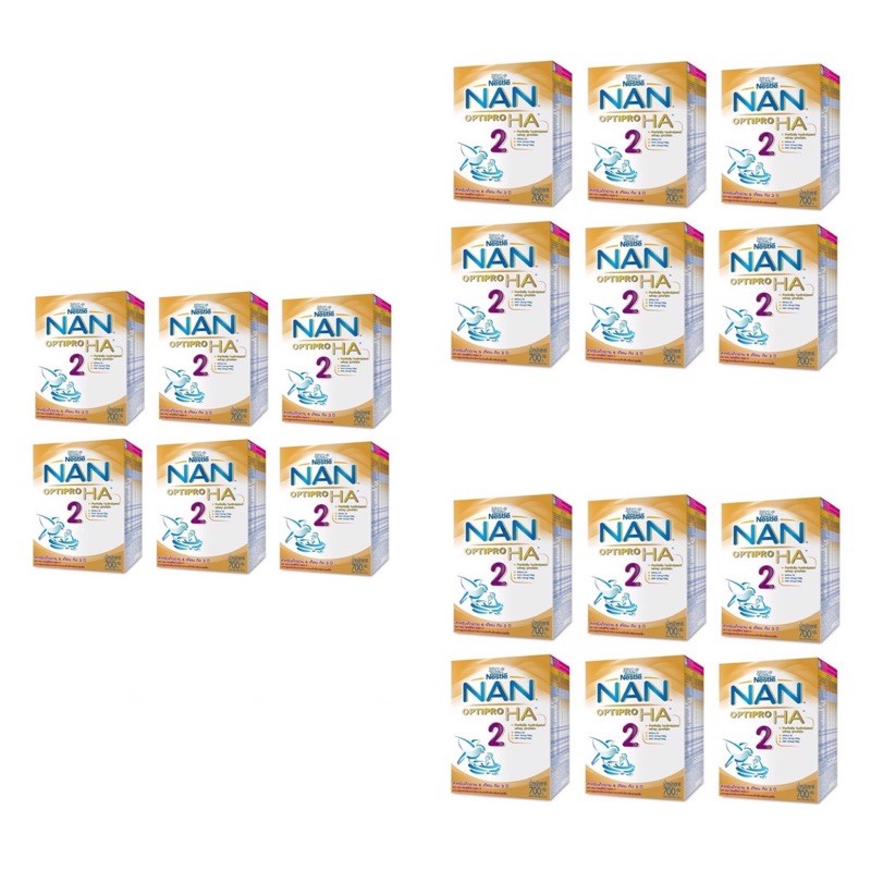 [ยกลัง] NAN2, NAN Optipro HA 2 700 g. x18 boxes, แนน อ็อฟติโปร เอชเอ ...