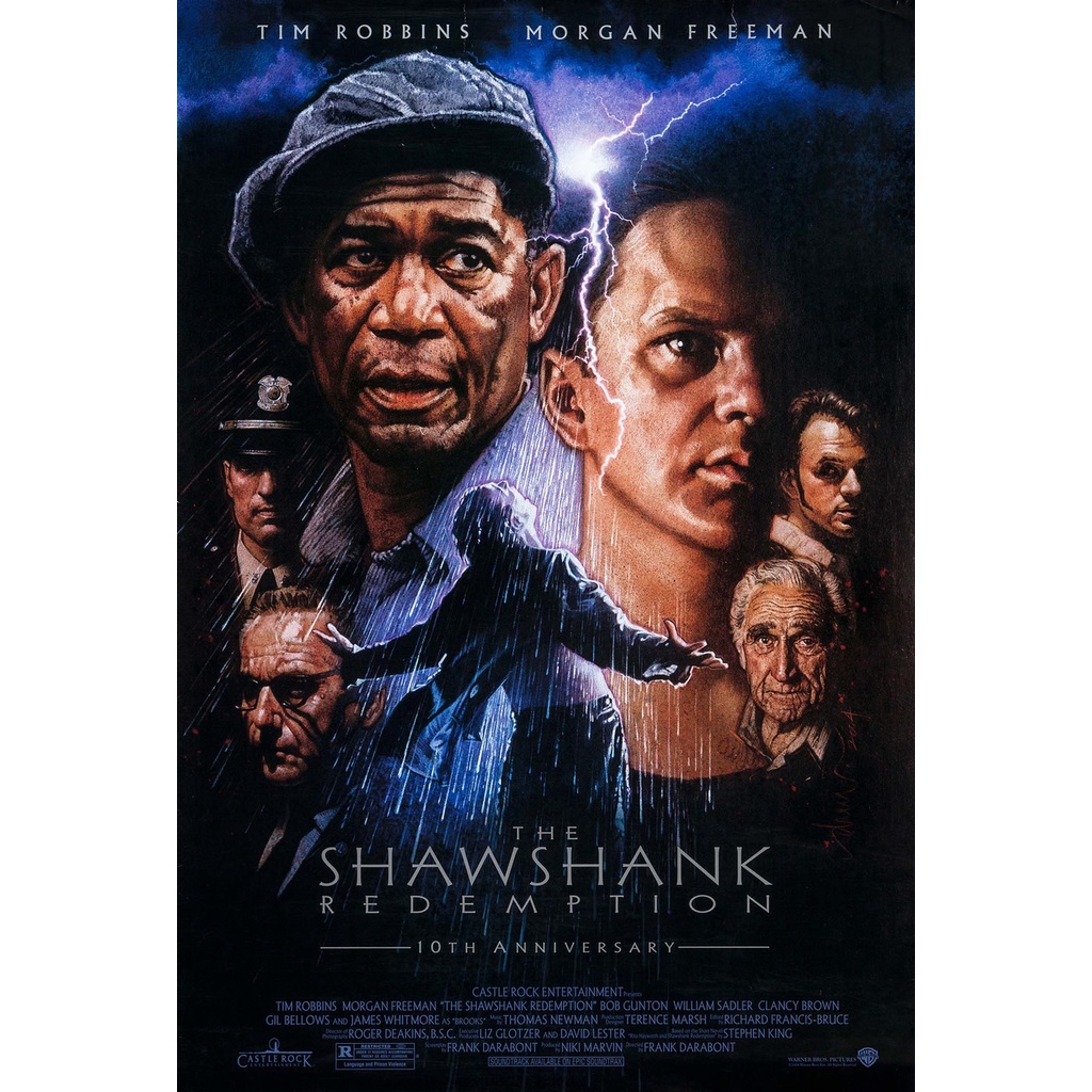 โปสเตอร์หนัง The Shawshank Redemption ชอว์แชงค์ Movie Poster โปสเตอร์ ...