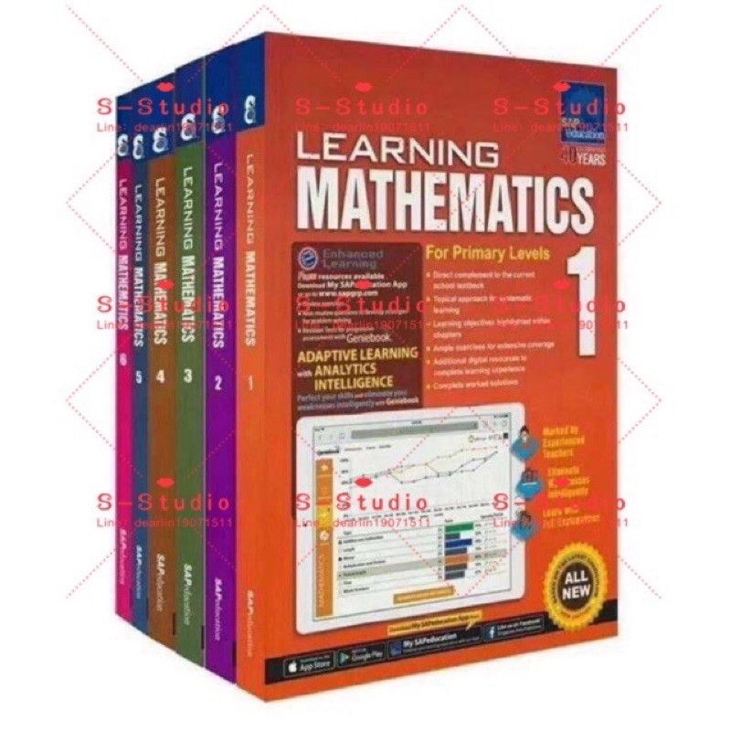 SAP Learning Mathematics 1-6 Year-round Math Thinking Training Workbook ...