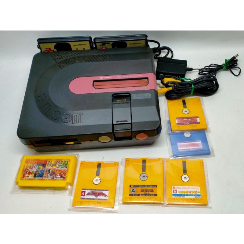Famicom Sharp Twin แท้ ชุดไฟไทยพร้อมเล่น แถม 5 เกมแบบดิสแบบสุ่มเกมไม่ ...
