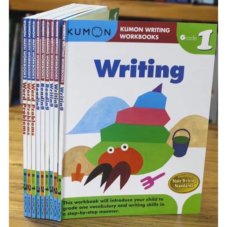 Kumon Reading Writing Word Problems Workbooks G1 G3 Ages 6 9 Shopee