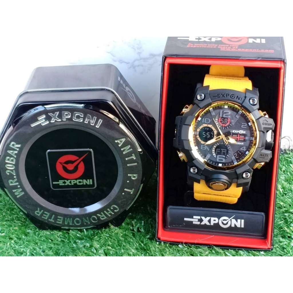 Watchtime นาฬิกาข้อมือแบรนแท้ EXponi หน้าปัดขนาด 55มม. กันน้ำได้100% มี ...