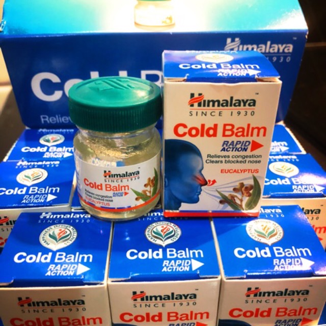 Himalaya Cold Balm (10g./45g.) บาล์มสูตรเย็น เป็นหวัดคัดจมูก | Shopee ...