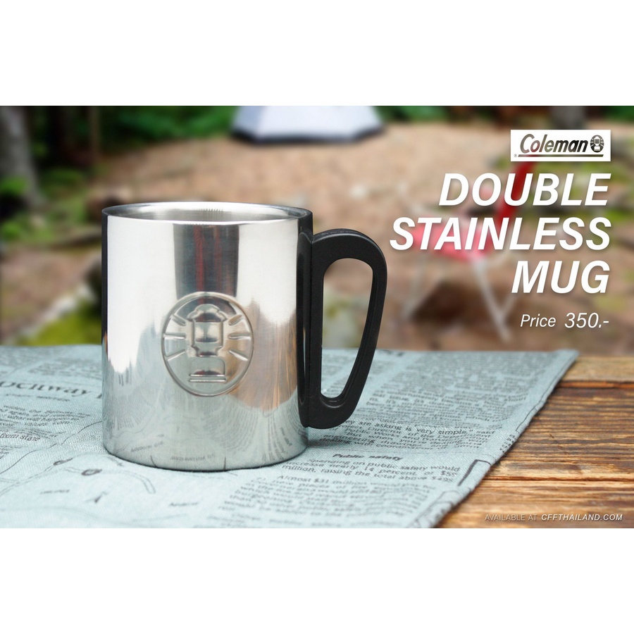 แก้ว Coleman Double Stainless Mug 300 มี 2 สี | Shopee Thailand