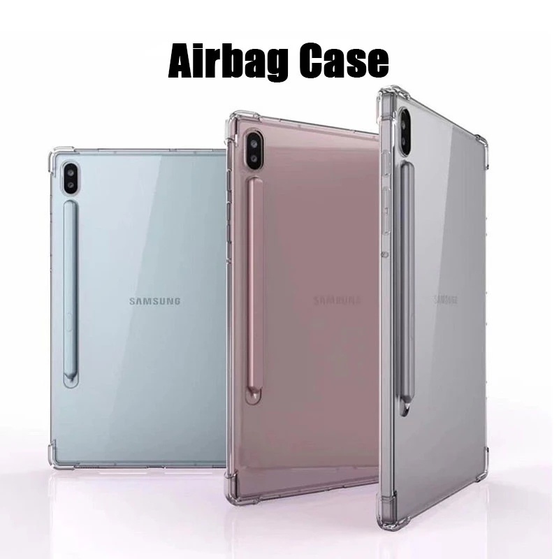 Samsung Galaxy Tab S7 FE S7 Lite 2021 Shockproof Soft TPU Clear Back ...