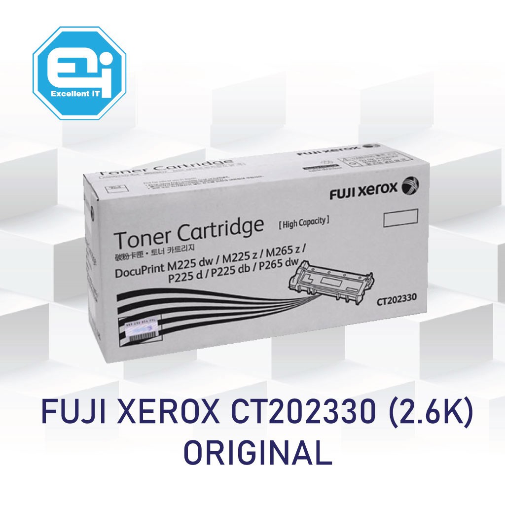 FUJI XEROX CT202330 (P225B) LASER TONER CARTRIGDE (ORIGINAL) | Shopee ...