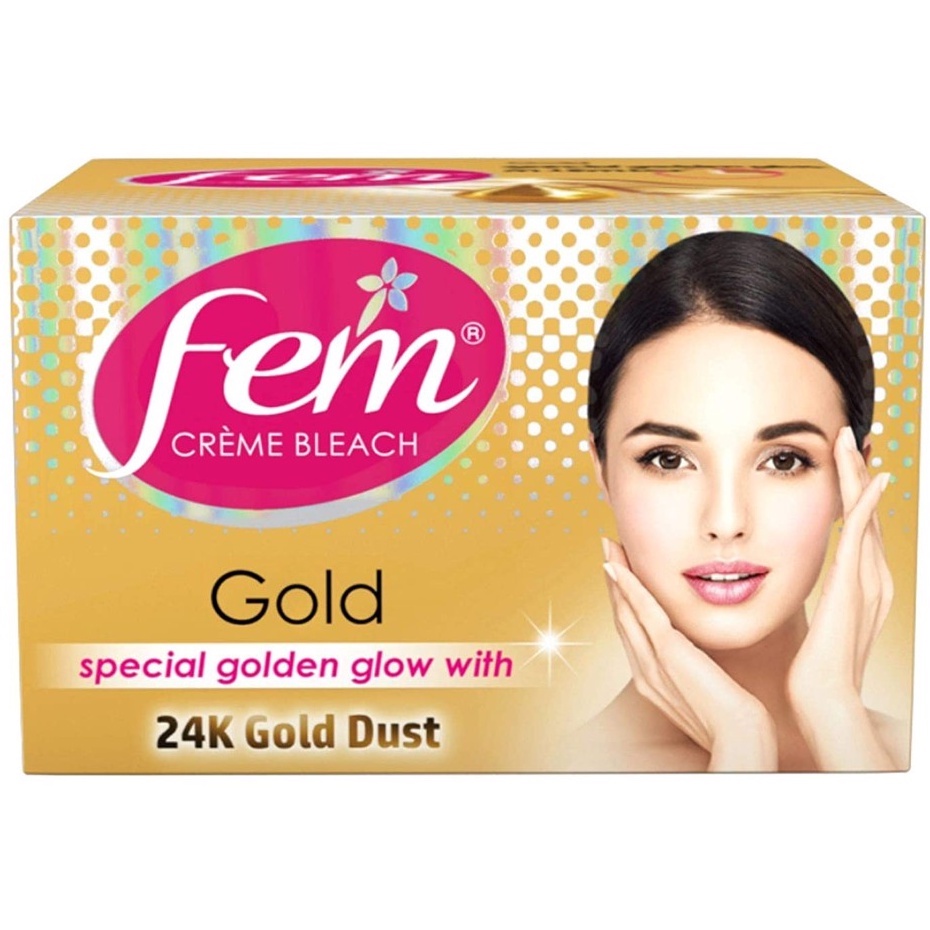 Fem Fairness Naturals Gold Skin Bleach ครีมย้อมหนวด ย้อมคิ้ว | Shopee ...