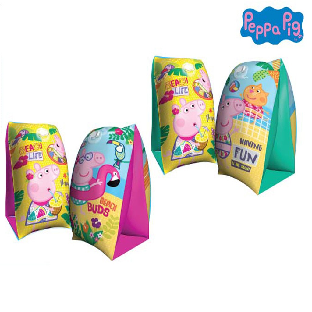 Peppa Pig(เปปป้าพิก) ห่วงสอดแขนว่ายน้ำ สำหรับเด็ก ขนาด 12 x 6" ร้าน ...