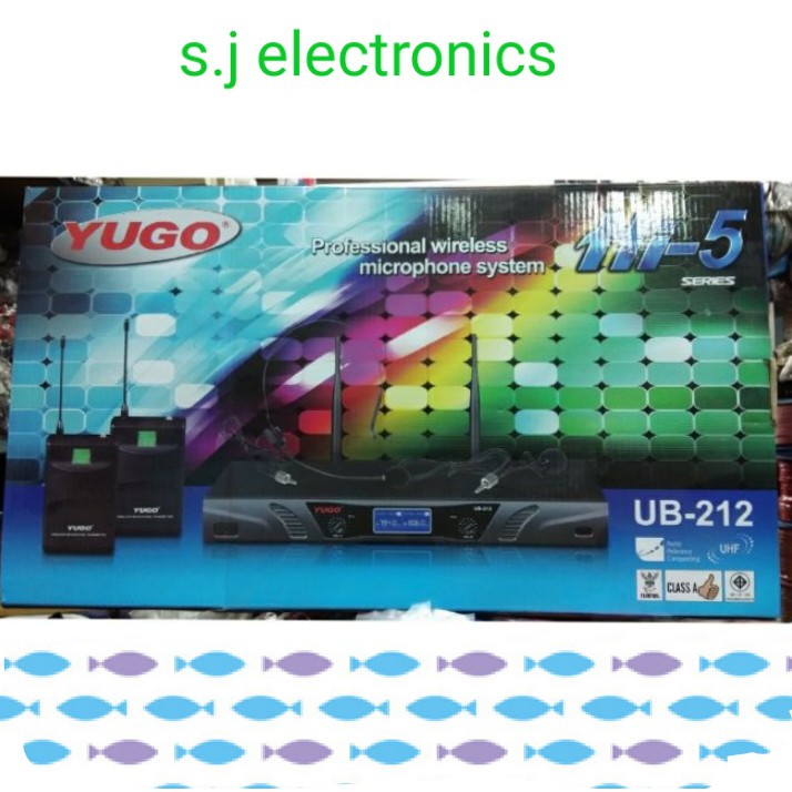 ไมโครโฟนYUGO Hi-5 UB-212/213 UHFแบบ แบบหนีบเสื้อและคาดศรีษะ | Shopee ...