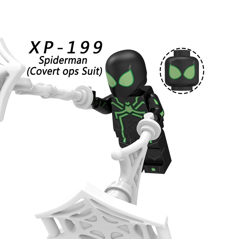 Spider Man Minifigures Mysterio Quentin Beck Spiderman Stealth Suit ...