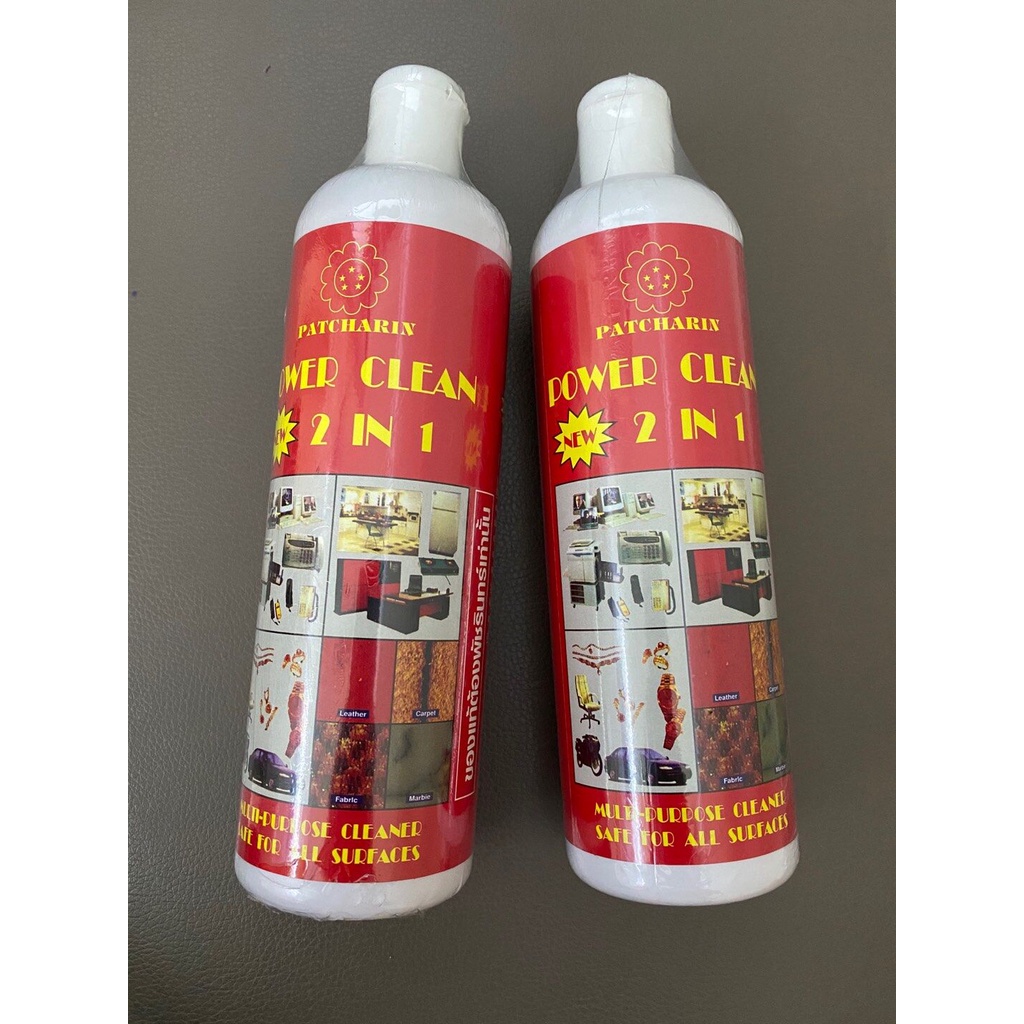 น้ำยาเช็คทำความสะอาด Patcharin Power Clean 2 in 1 | Shopee Thailand