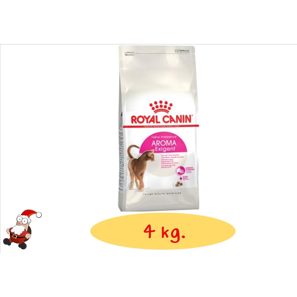 Royal Canin Aroma Exigent สูตรกลิ่นหอมชวนรับประทาน 4kg. | Shopee Thailand