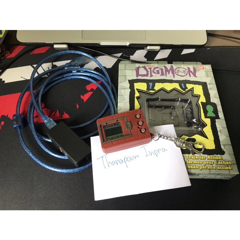 Digimon V-pet 20th + Acom สายdata 1เมตร. เชื่อมต่อกับคอมเพื่อเล่น ...