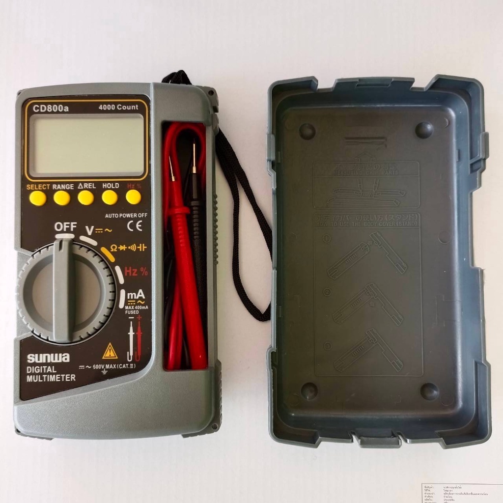 Sunwa CD800a Digital Multimeter มัลติมิเตอร์ มิเตอร์วัดไฟ ดิจิตอลมัลติมิเตอร์ มิเตอรดิจิตอล ...