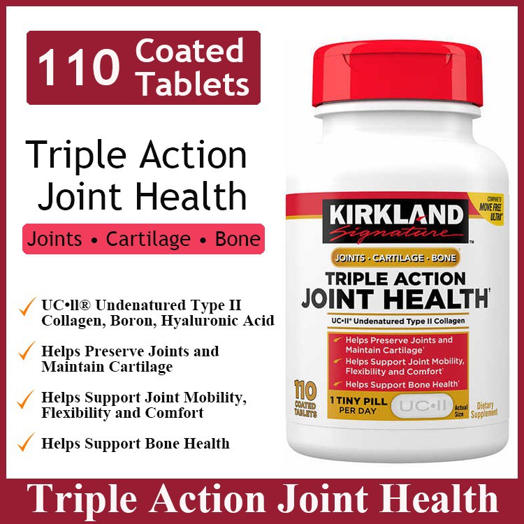 Triple JOINT health 110เม็ด ดูแลไขข้อด้วยคอลลาเจน+ไฮยาลูรอน | Shopee ...