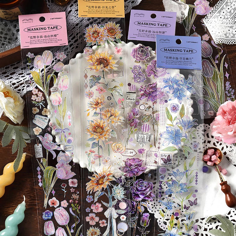 Enwei เทปวาชิ PET สไตล์วินเทจ สําหรับตกแต่งสมุดภาพ 1 ม้วน | Shopee Thailand