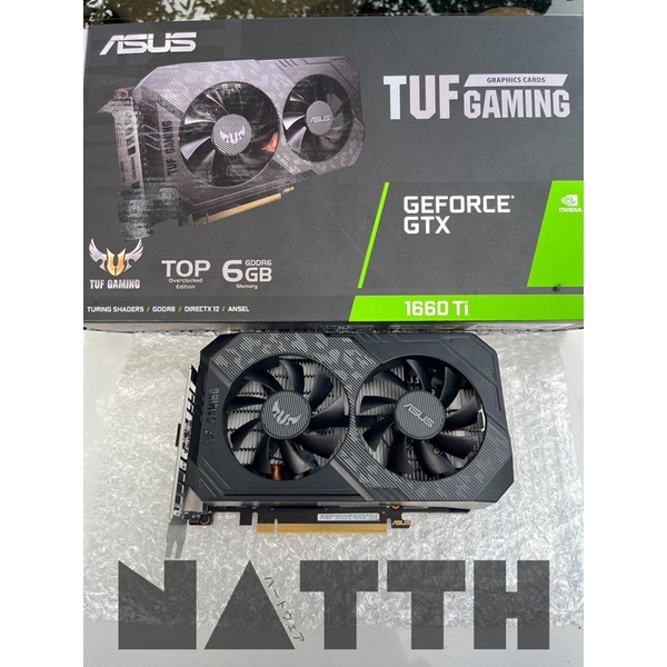GTX 1660Ti Ram 6 Gigabyte GTX 1660 MSI ASUS ZOTAC GALAX | Shopee Thailand