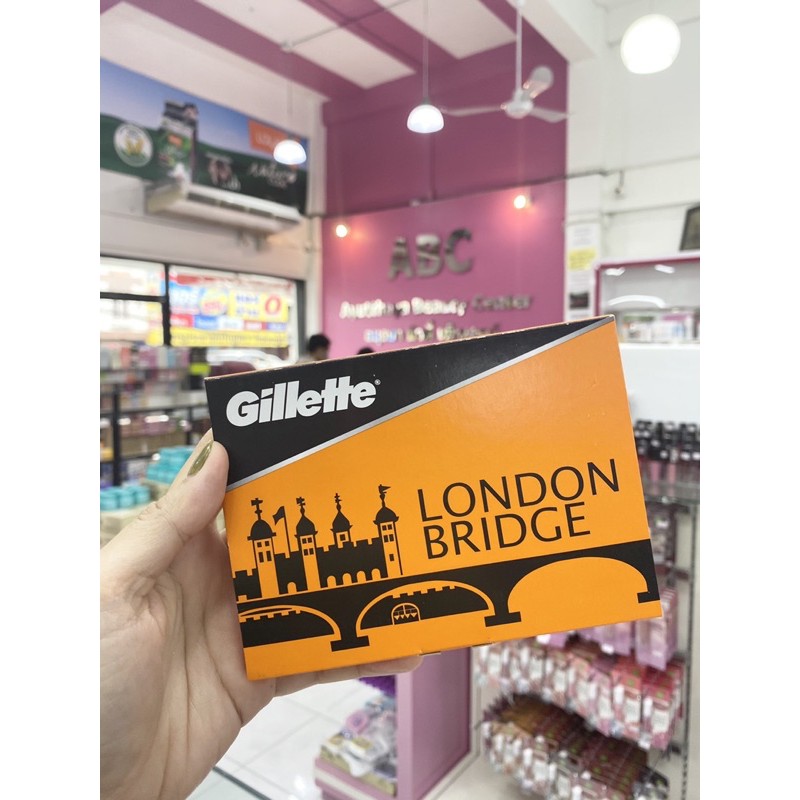 ใบมีดโกนยิลเลตต์ Gillette London Bridge แพคใหญ่ 10 กล่อง กล่องละ 10+1 ...