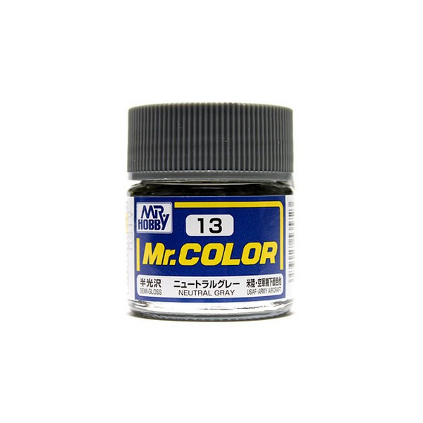 Mr.Hobby Mr.Color C13 Neutral Gray (10ml) Mr. Hobby 4973028535723 (สี ...