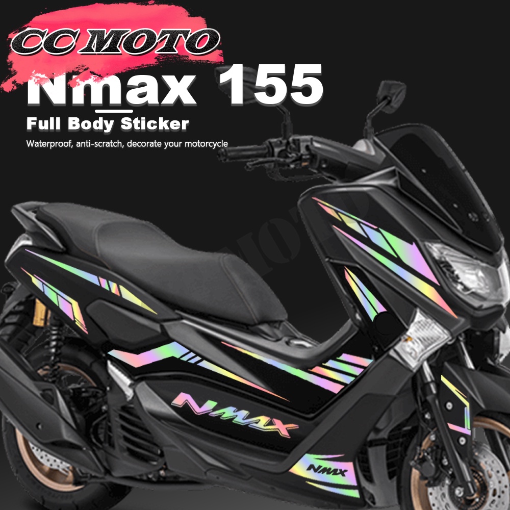 สติกเกอร์ N-MAX กันน้ํา แบบเต็มตัว สําหรับตกแต่งรถจักรยานยนต์ Yamaha Nmax 155 Nmax155 2015-2019 ...