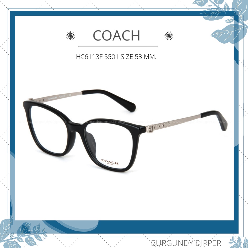 กรอบแว่นตา COACH รุ่น HC6113F 5501 SIZE 53 MM. | Shopee Thailand