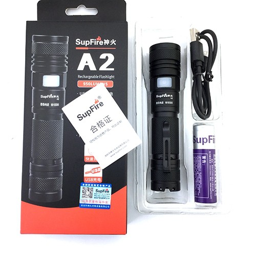 ไฟฉายซูมได้ SUPFIRE A2 | Shopee Thailand