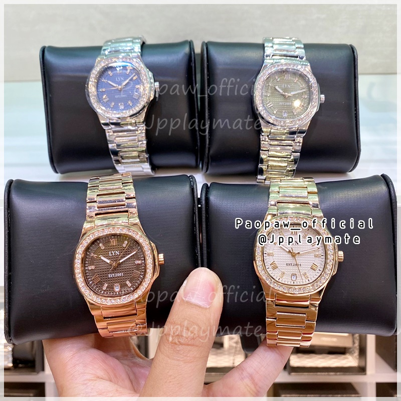 นาฬิกา LYN รุ่น Anchilee Watch LL22FTD013 พร้อมกล่อง และถุงกระดาษ ...