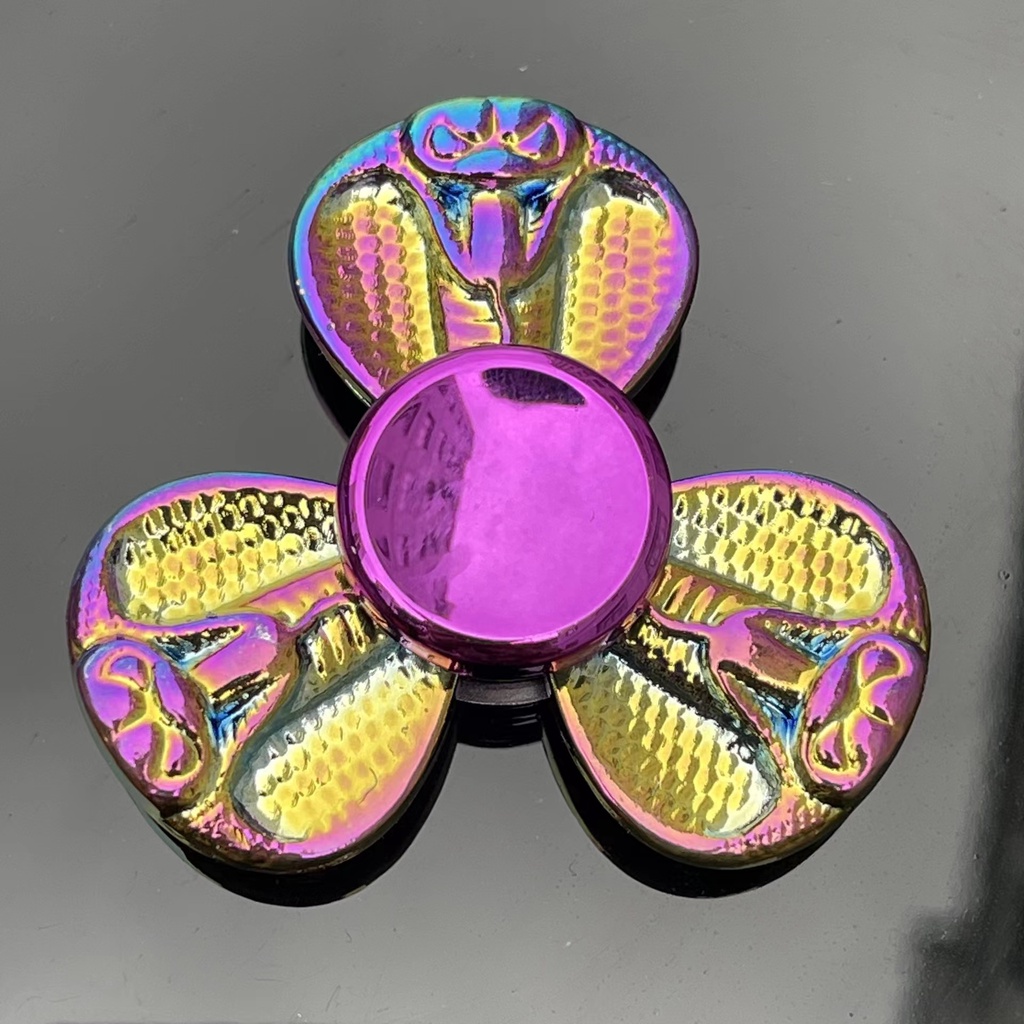 ของเล่น Fidget Spinner โลหะผสมสังกะสี หลากสีสัน ช่วยบรรเทาความเครียด ...