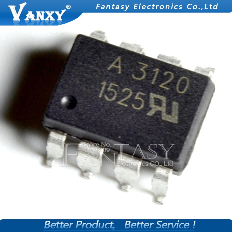 10PCS HCPL3120 SOP8 HCPL-3120 SOP A3120 SOP-8 SMD FOD3120 | Shopee Thailand