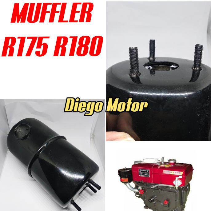 Mesin Dongfeng R175 R180 เครื่องยนต์ดีเซลท่อไอเสียหนา Dongfengdieg33 ...