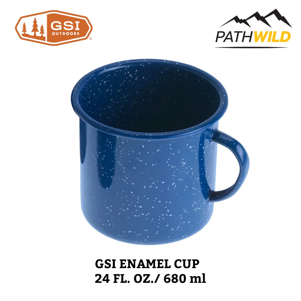 แก้วอีนาเมล GSI CUP 24 FL OZ คลาสสิก ทนทาน เหมาะทั้งเครื่องดื่มร้อน และ ...