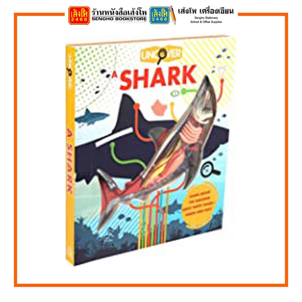 หนังสือเด็กต่างประเทศ Uncover A Shark | Shopee Thailand