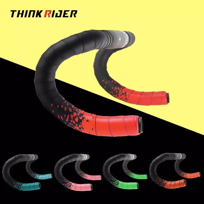 เทปพันแฮนด์เสือหมอบ ยี่ห้อ Think Rider ไล่เฉดสี นุ่มและกระชับ ergonomic ...