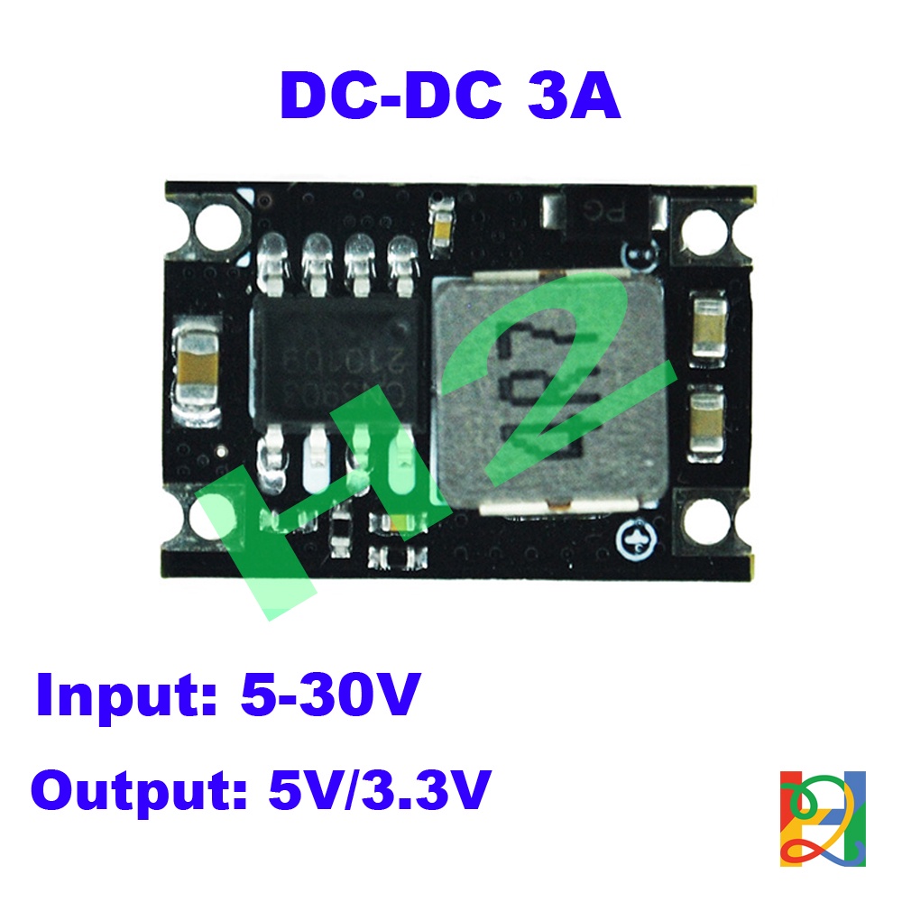 Mini DC-DC Buck 3A CN3903 Step Down Converter Board 5V-30V ถึง 3.3V 5V ...