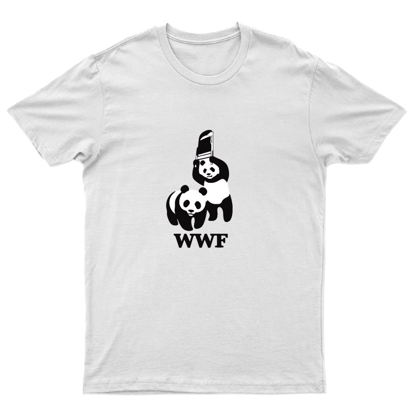 WWF PANDA FIGHT T-SHIRT (Parody) | Shopee Thailand
