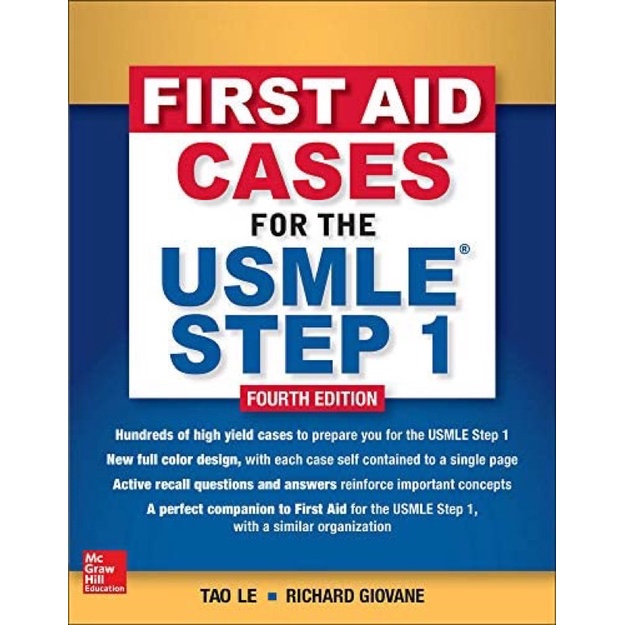 หนังสือ First Aid Cases For The USMLE STEP 1 2 3 basic sciences general principles CK 2024 สอบ ...