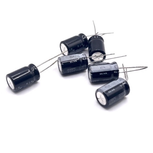 แพ็ค5 ตัง680uf 6.3v 10v 16V 25v 35v 50v 63v 200vอลูมิเนียม Electrolytic Capacitor ขาเขี้ยว2ขา ...