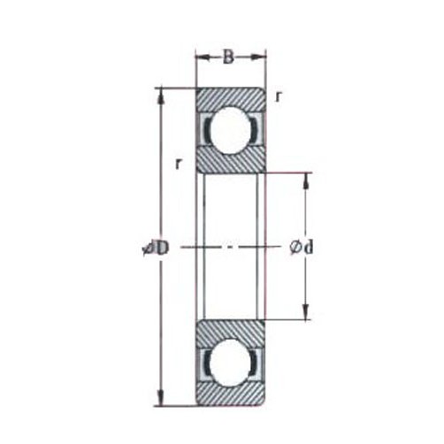 6210Z SBC ตลับลูกปืนเม็ดกลมร่องลึก ฝาเหล็ก 1 ข้าง ( Deep Groove Ball ...