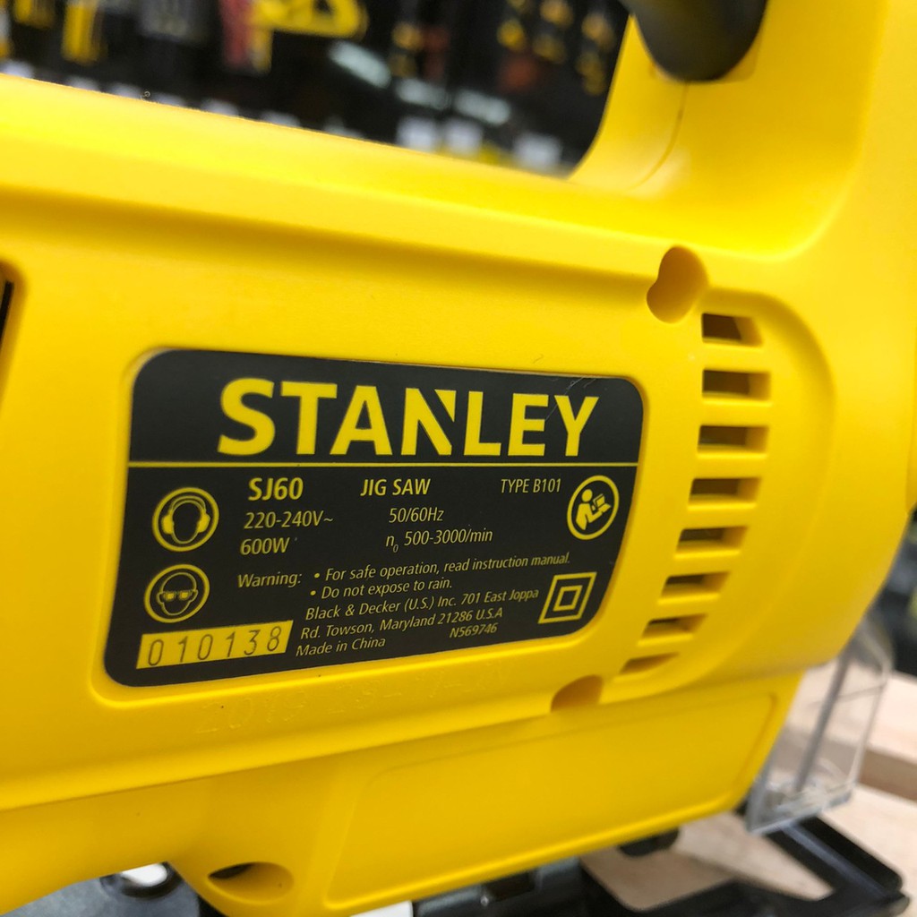 STANLEY SJ60 ของแท้ พร้อมส่ง STANLEY SJ60 เลื่อยจิ๊กซอว์ 600W ไม่มีใบ ...