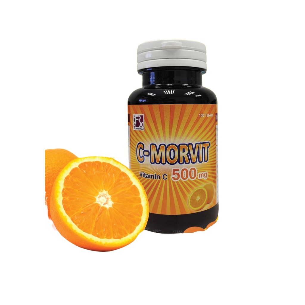 C-MORVIT 500MG. TABLETS 100'S./ขวด วิตามินซี | Shopee Thailand