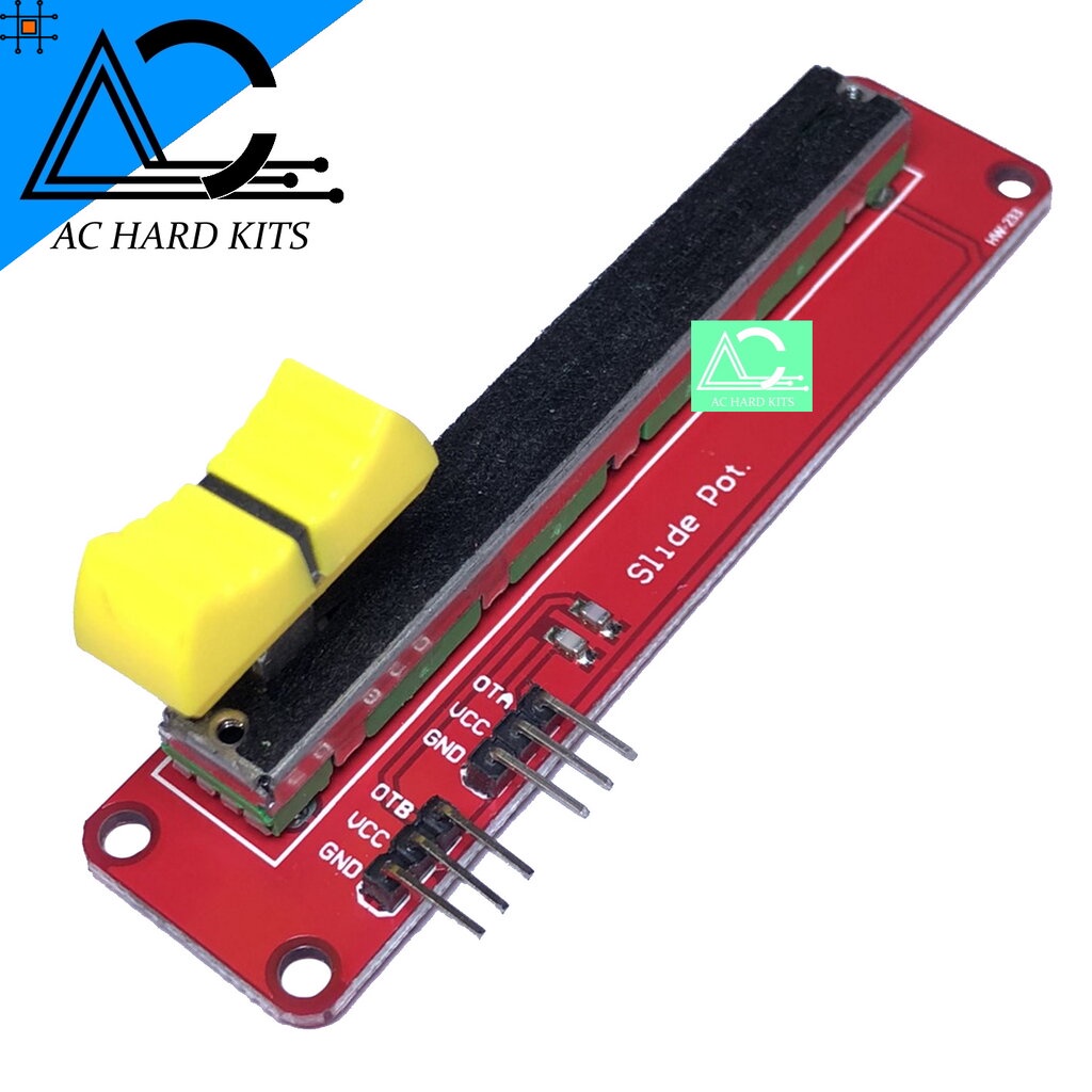 Slide Potentiometer 10k Linear Module Dual Output ตัวต้านทานปรับค่าได้แบบสไลต์ Shopee Thailand