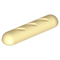 [911] ชิ้นส่วนเลโก้ Lego Part Bread / Baguette (4342) ราคา/ชิ้น ...