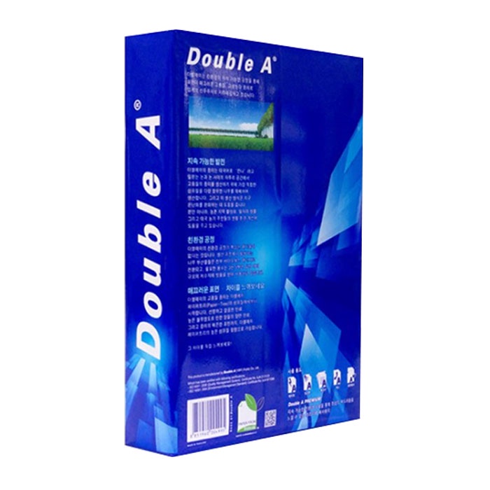 [แพ็คคู่] Double A กระดาษถ่ายเอกสาร A4 80แกรม จำนวน 2 รีม 500แผ่น/รีม | Shopee Thailand