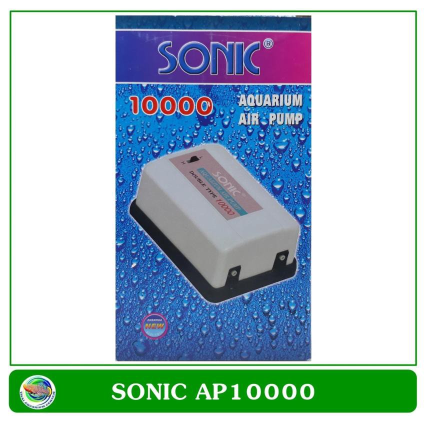 Air Pump sonic 10000 ปั๊มลม ปั๊มออกซิเจน 2 ทาง | Shopee Thailand