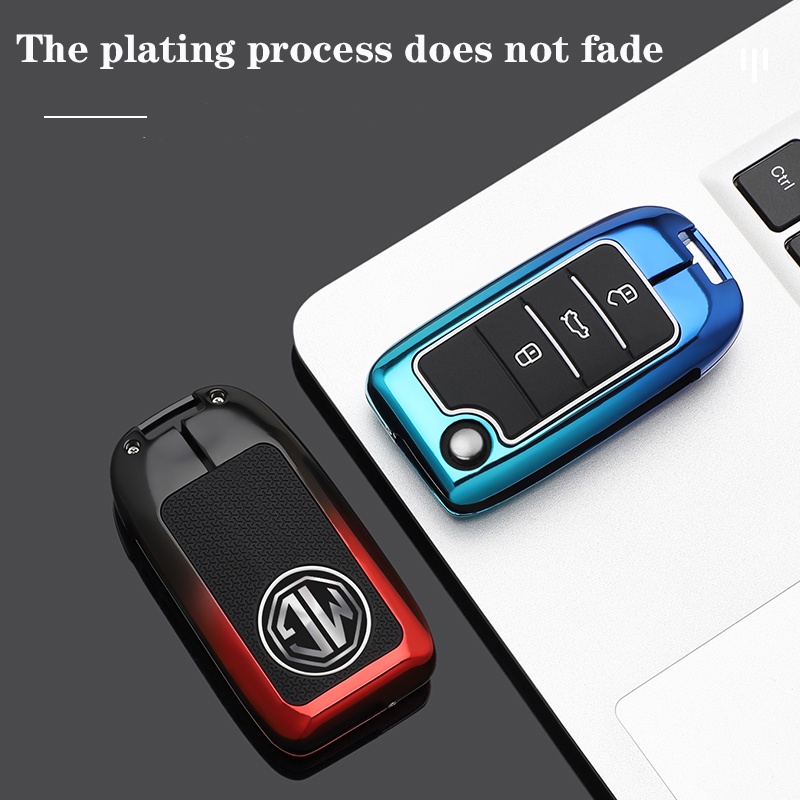 Zobig เคสกุญแจรีโมตรถยนต์ โลหะผสมสังกะสี สําหรับ MG Key Fob MG ZS MG6 ...
