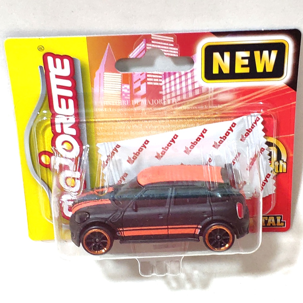 รถเหล็ก Majorette Mini Cooper Black Orange รถมินิคูเปอร์ สีดำส้ม (แพ๊ค ...