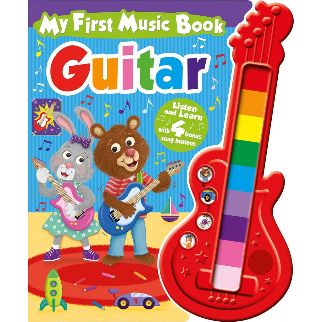 My First Music Book: Guitar (Sound Book) หนังสือเด็ก ภาษาอังกฤษ บอร์ด ...