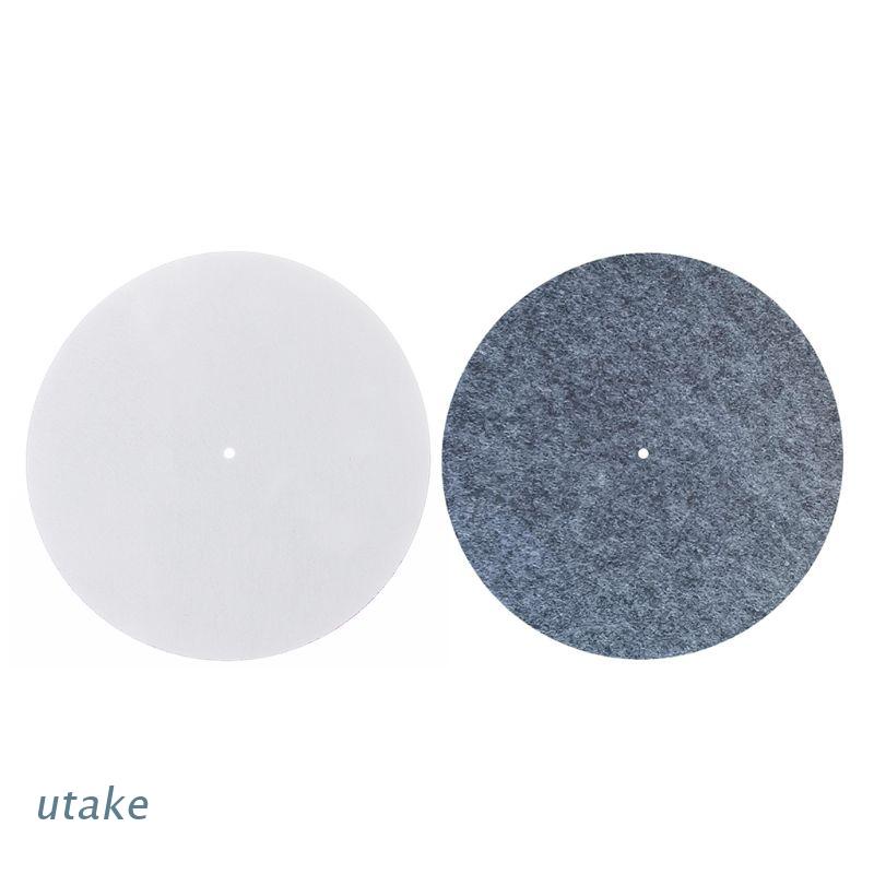 3MM Thick Anti-Static Felt Platter Turntable Mat Anti-Vibration Slipmat ...