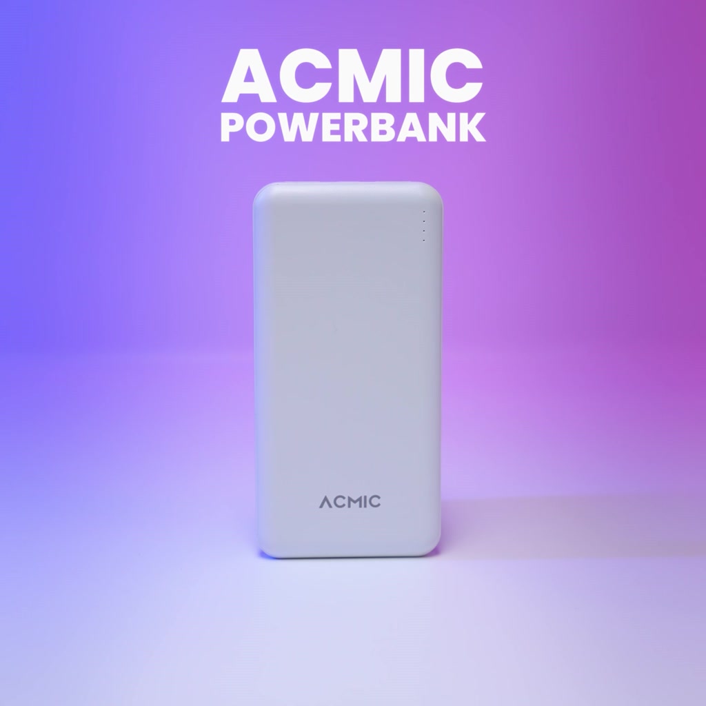 ACMIC A10 Powerbank 10000mAh พาวเวอร์แบงค์จ่ายไฟ 10-12W Output ช่องUSB ...