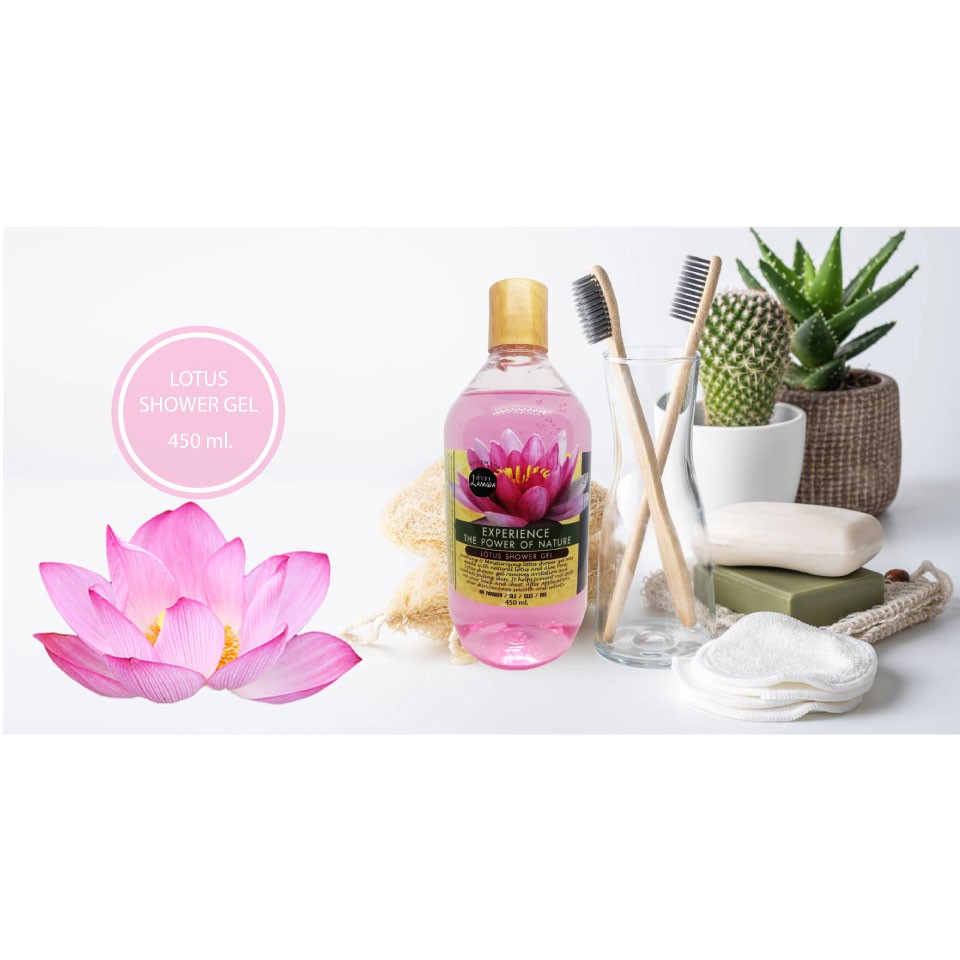 LOTUS SHOWER GEL (เจลอาบน้ำบัวหลวง) | Shopee Thailand